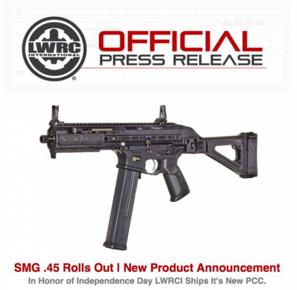 LWRCI – SMG .45 Rolls Out New Product Announcement | On Target Magazine